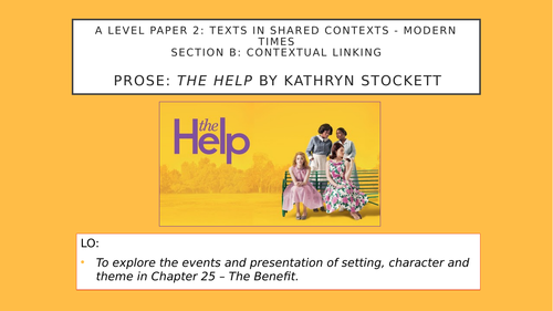 The Help by Kathryn Stockett - Chapter 25: The Benefit | Teaching Resources