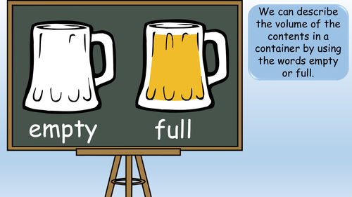 Volume and Capacity - Year 1 | Teaching Resources