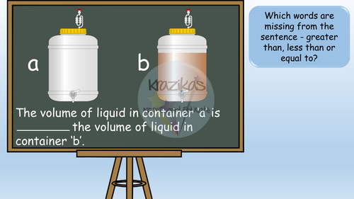 Volume and Capacity - Year 1 | Teaching Resources