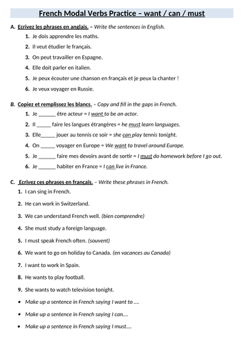 Modal verbs | Teaching Resources