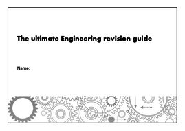 The ultimate Engineering revision guide | Teaching Resources