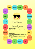 Emotions Board Game | Teaching Resources