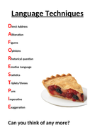 Language Techniques for GCSE/FS Engilsh | Teaching Resources
