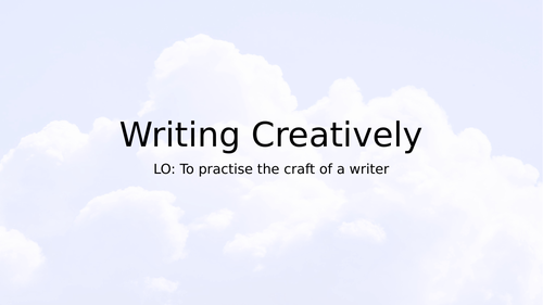 Creative Writing Bundle Teaching Resources