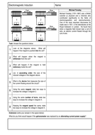 Electromagnetic Induction | Teaching Resources