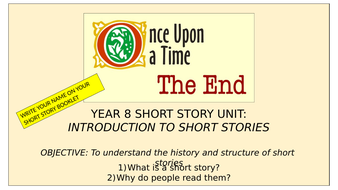 Short Story Unit for KS3 | Teaching Resources