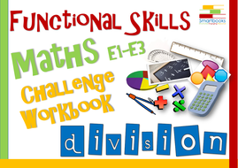 Functional Skills Maths - Challenge Workbook 1 - Division | Teaching ...