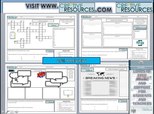 Starter and Plenary T&L | Teaching Resources