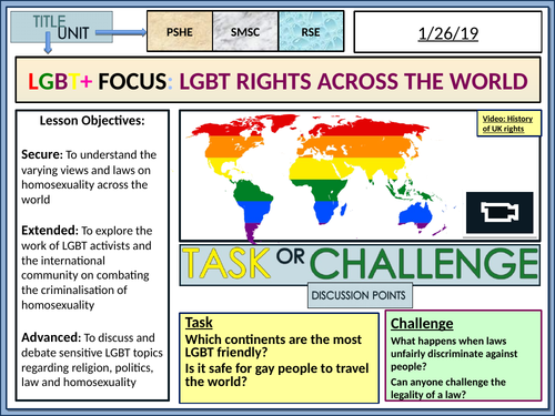 LGBT Rights around the World | Teaching Resources
