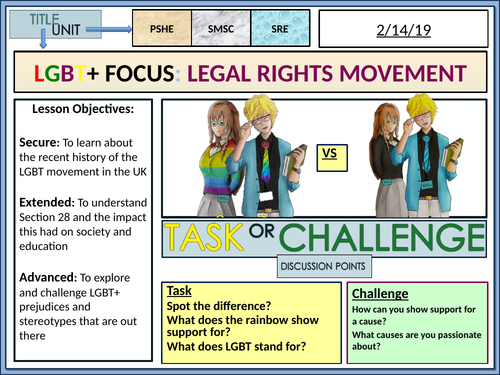 UK History LGBT Rights Equality & Diversity | Teaching Resources