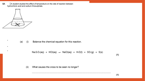 GCSE Chemistry C8 Rates and Equilibrium AQA (Entire topic) | Teaching ...