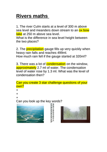 river maths | Teaching Resources