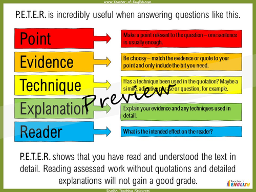 Edexcel GCSE English Language Exam Preparation - Paper 1, Section A ...