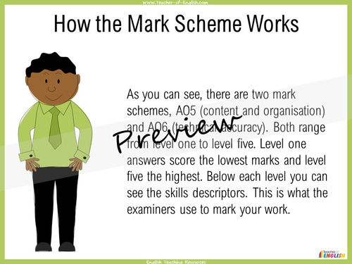Edexcel GCSE English Language Exam Preparation - Paper 1, Section B ...