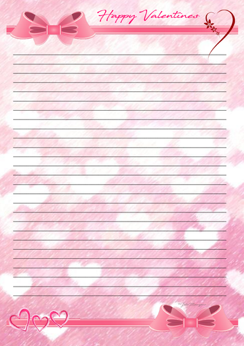 Valentines Stationery Printables | Teaching Resources