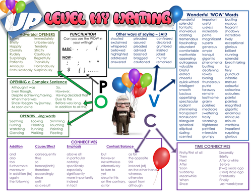 UP LEVEL MY WRITING - LITERACY MAT | Teaching Resources