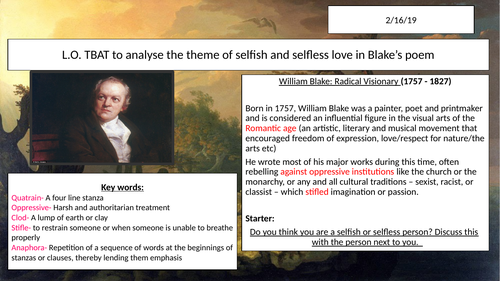 Romantic Poetry Scheme of work and lessons. | Teaching Resources