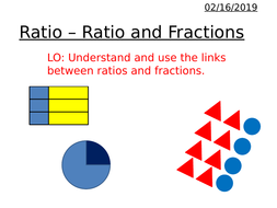 Ratio - Ratios and Fractions | Teaching Resources