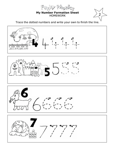 5. Funky Phonics: Numbers | Teaching Resources