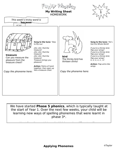 8. Funky Phonics: Phase 5 | Teaching Resources