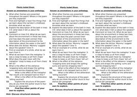 Plenty Isobel Dixon | Teaching Resources