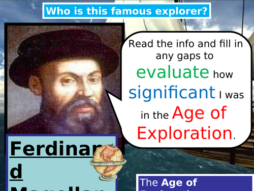 Age of Exploration Ferdinand Magellan | Teaching Resources