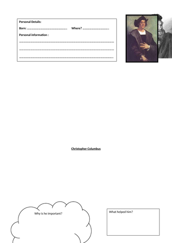 Age of Exploration Christopher Columbus | Teaching Resources