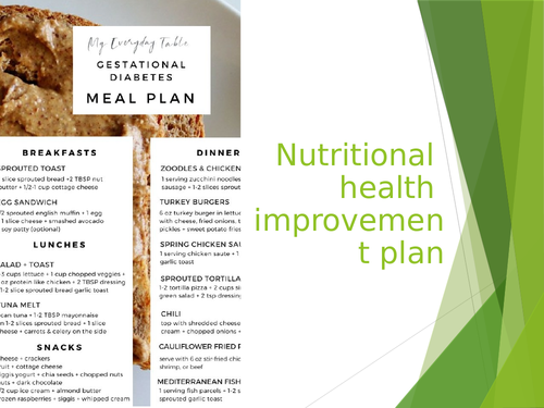 Unit 19 - Nutritional Health - 2016 specification - Learning Aim C ...