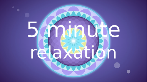 Relaxation/Meditation 5 minute timers | Teaching Resources