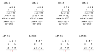Written Multiplication Lesson | Teaching Resources