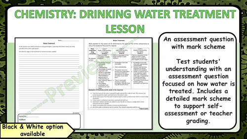 KS4 GCSE Chemistry (Science) Water Treatment (Drinking Water Treatment ...