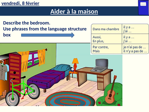 Unit 5 A la maison: home furniture & chores | Teaching Resources