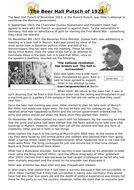 Munich (Beer Hall ) Putsch Weimar Republic | Teaching Resources