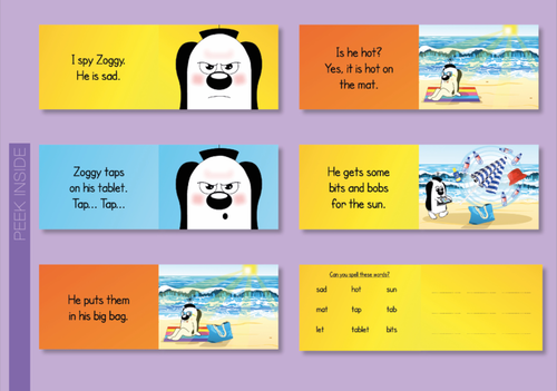 Initial Sounds And Three Letter Words: Zoggy In The Sun | Teaching ...