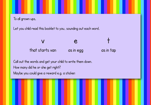 Initial Sounds And Three Letter Words: Dan’s Dog At The Vet | Teaching ...