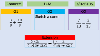 LCM (Lowest Common Multiple) | Teaching Resources