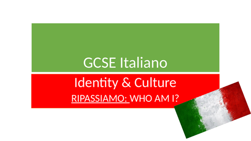 NEW ITALIAN GCSE REVISION RESOURCES | Teaching Resources