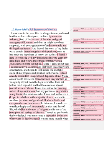 Annotated Jekyll and Hyde full 10 chapters | Teaching Resources