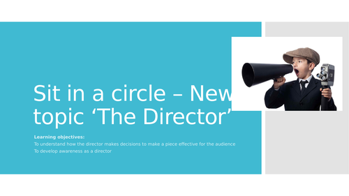 The Director - Full Scheme of work Year 7 | Teaching Resources