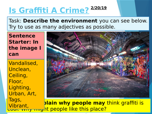 Is Graffiti A Crime? | Teaching Resources