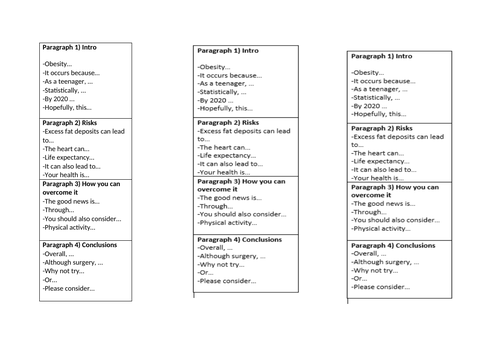 AQA: P2, Q5: Guide/Leaflet: The Obesity Crisis (Including wordsearch ...