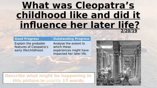 What do we know about the early life of Queen Cleopatra VII of Egypt ...