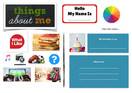 Introductory/ All About Me Worksheet (Primary School) | Teaching Resources