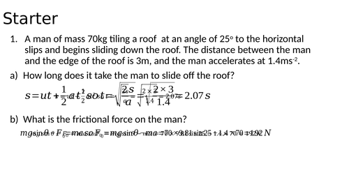 A Level Physics Newton's Laws 3: Terminal Speed | Teaching Resources