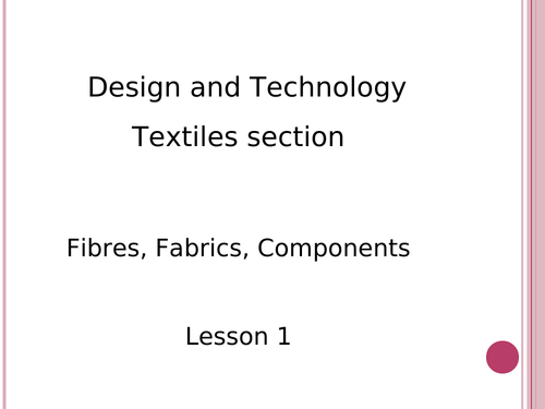 Textiles Fibres and Fabrics | Teaching Resources