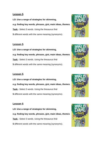 The Twits complete term guided reading | Teaching Resources