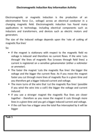 AQA KS4 GCSE Physics (Science) Electromagnetic Induction Lesson ...
