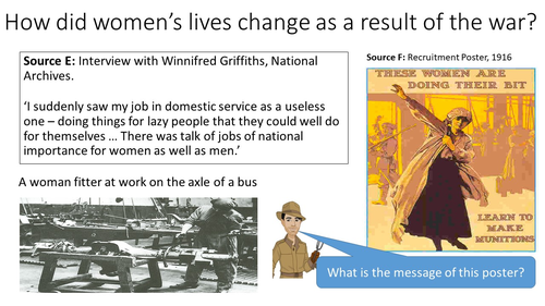 How did women's lives change as a result of the First World War ...
