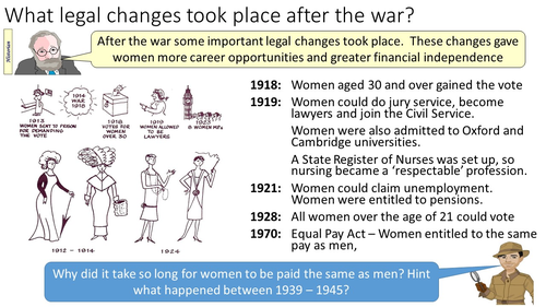 How did women's lives change as a result of the First World War ...