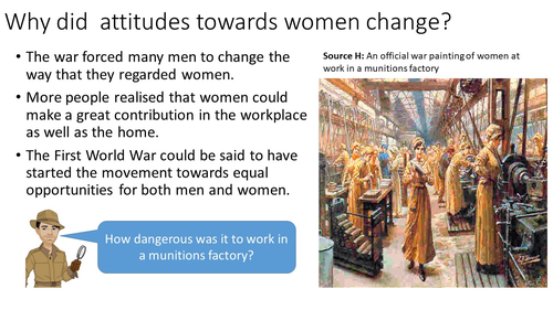How did women's lives change as a result of the First World War ...